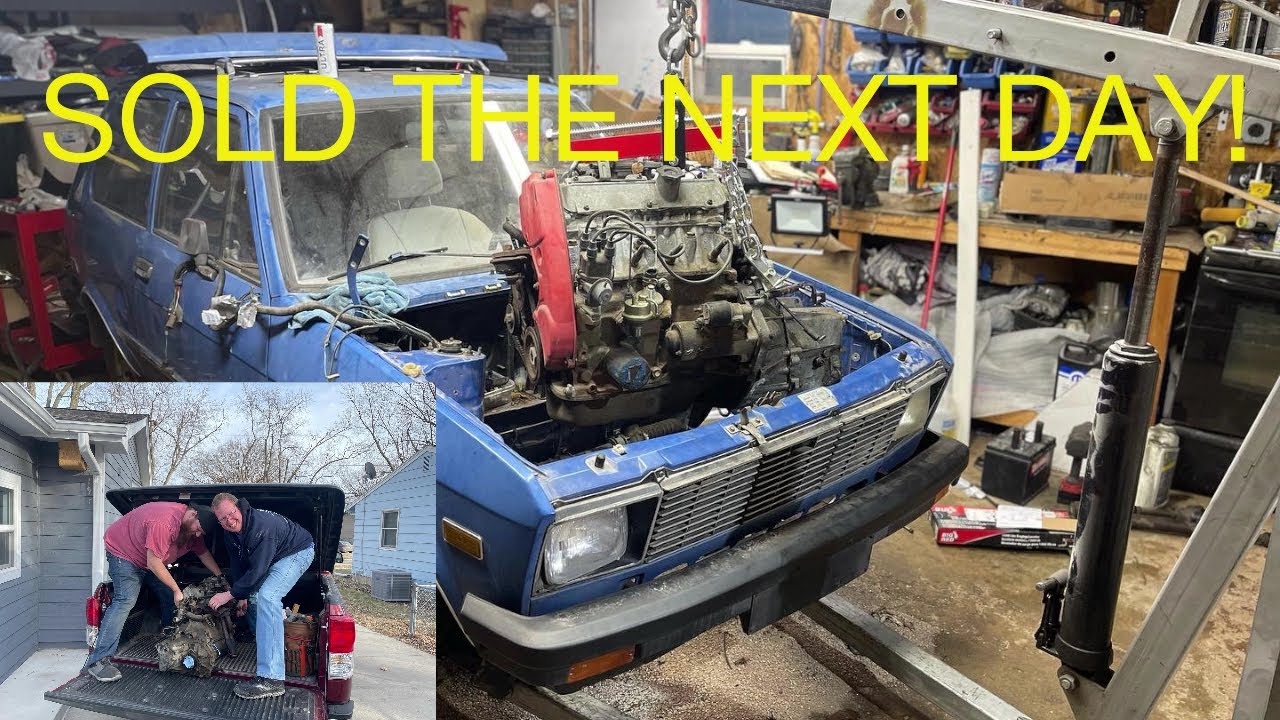 PULLING THE DRIVETRAIN OUT (YUGO ENGINE SWAP) - YouTube