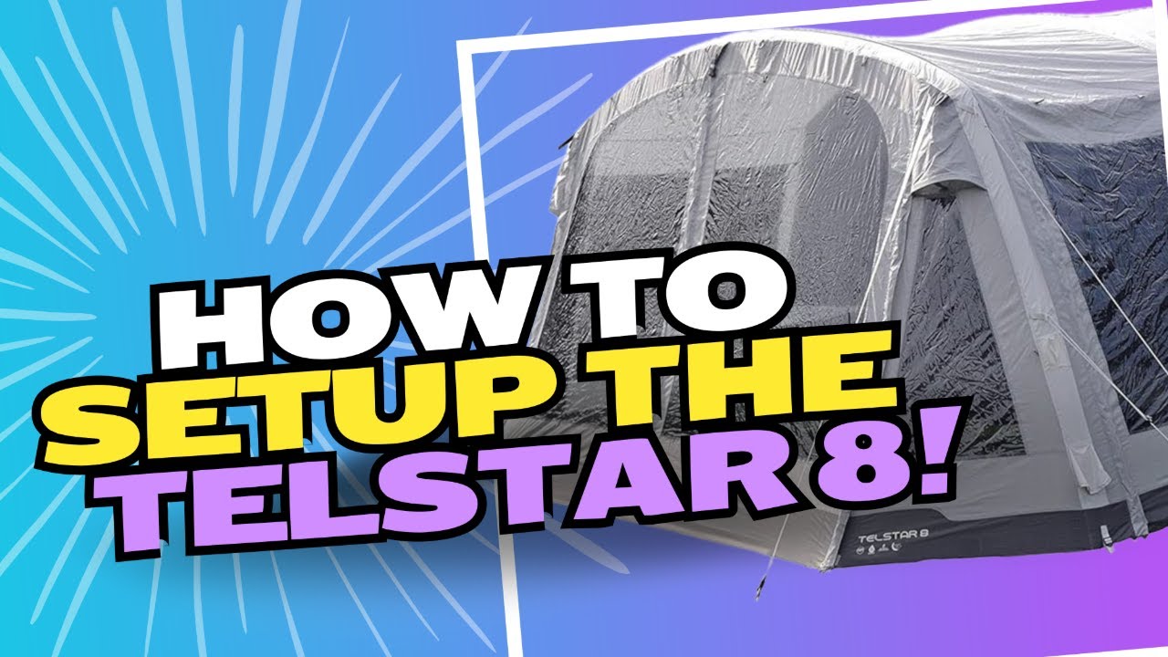 How to Pitch A Berghaus Telstar 8 Nightfall | Tent Review, Setup and ...