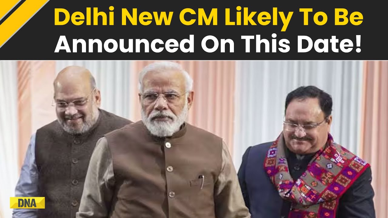Delhi New CM News: BJP CM Face In Delhi Likely To Be Announced On This ...