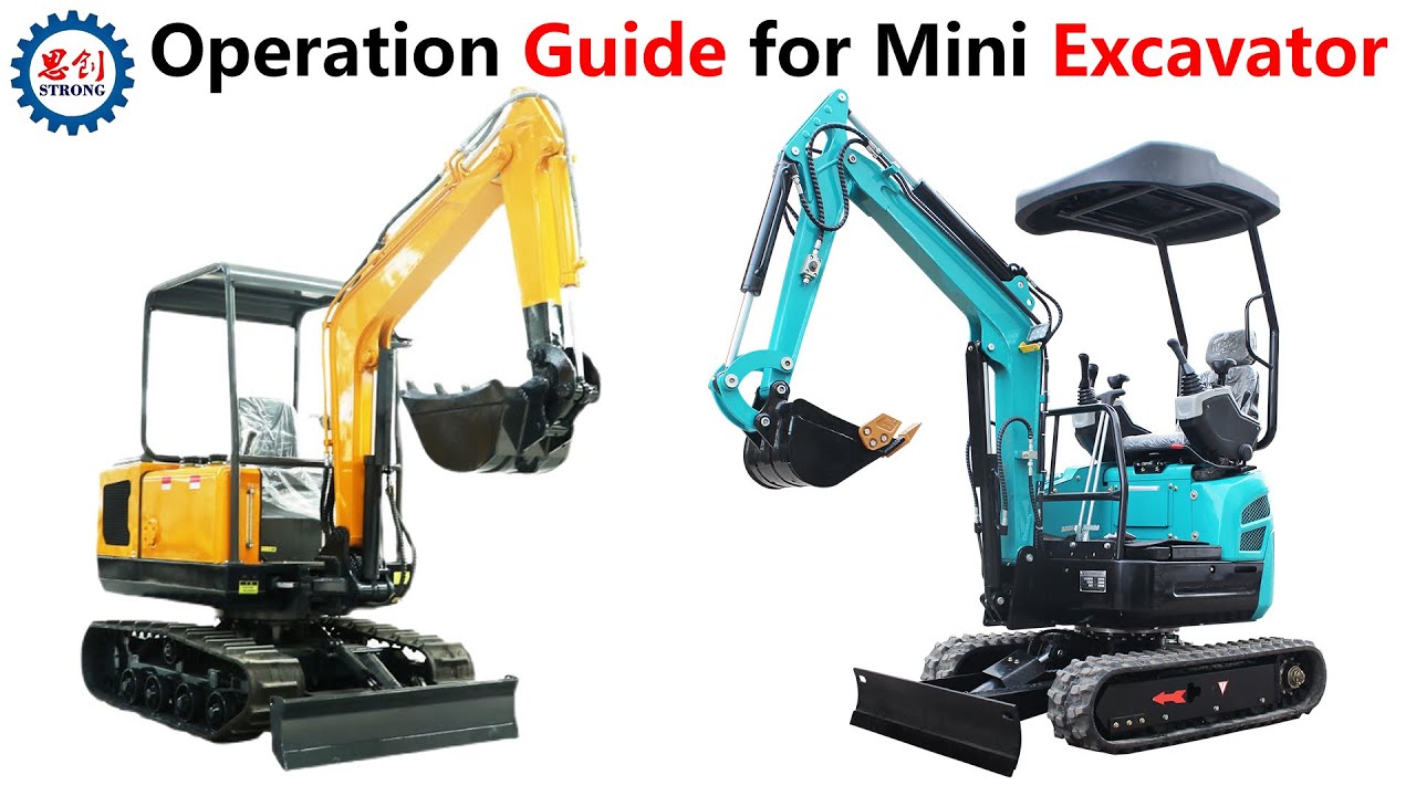 Operation Guide for Multifunctional Mini Excavator - YouTube