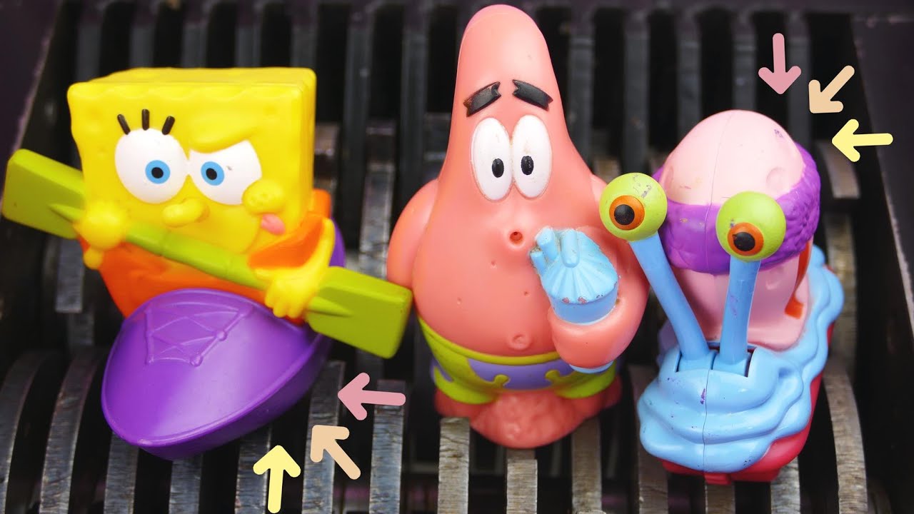 SHREDDING SpongeBob, Patrik, Gary, Mr.Krabs, Squidward, Plankton • MINI ...