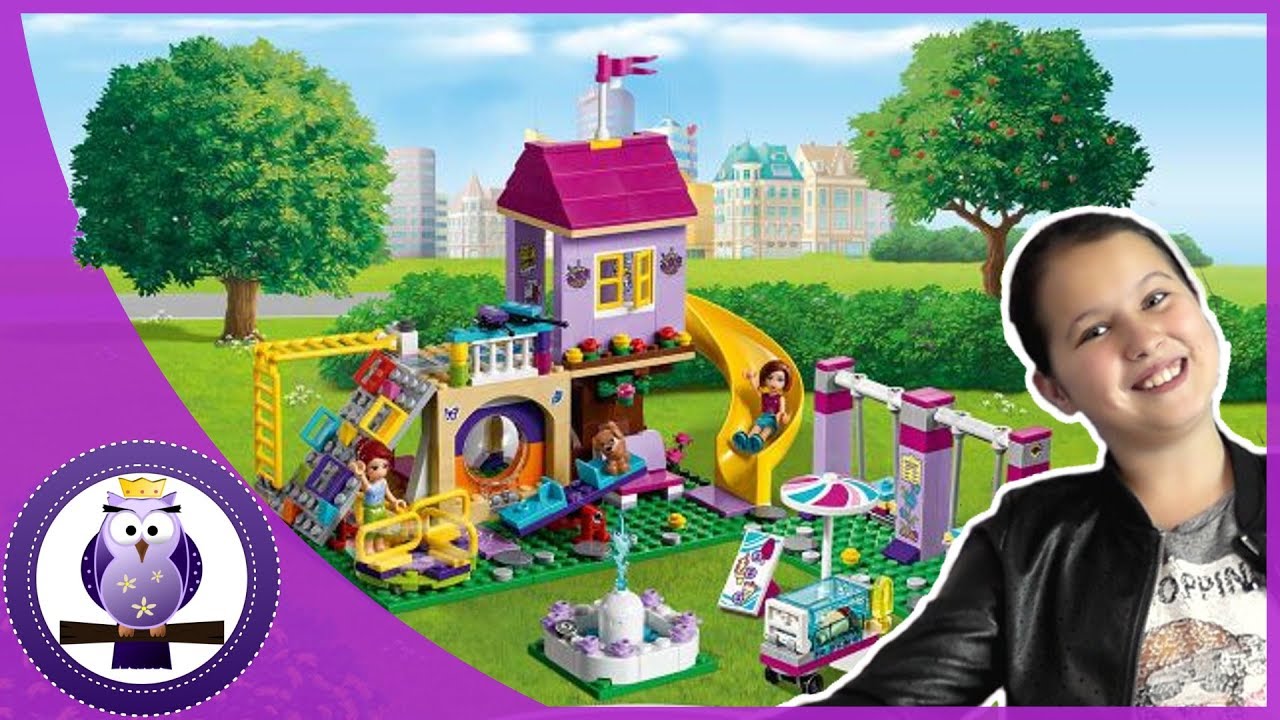 Lego Friends 41325 Игровая площадка Хартлейк Сити - YouTube