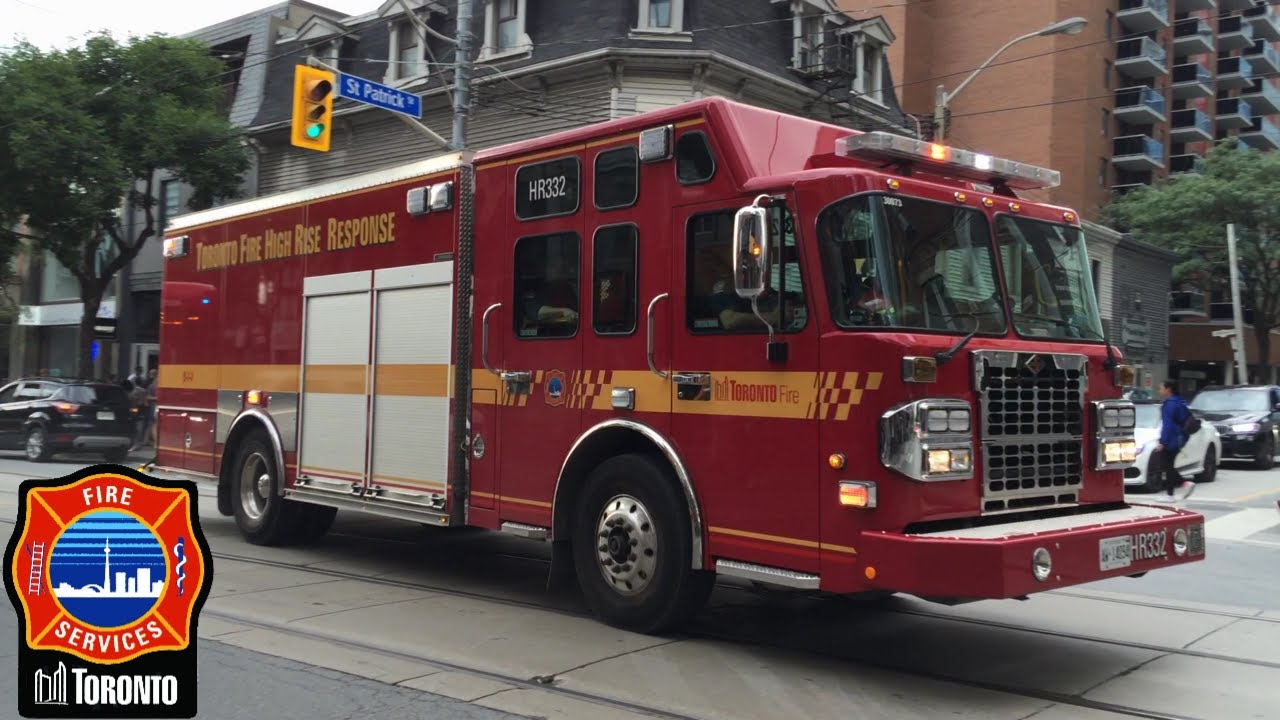 Toronto Fire High Rise 332 Responding - YouTube