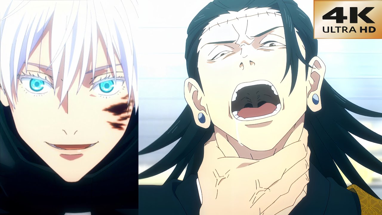 Geto's Body Tries To Stop Kenjaku From Sealing Gojo 4k | Jujutsu Kaisen ...