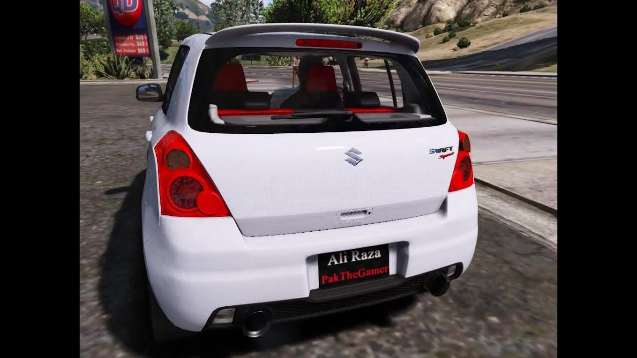 GTA 5 SUZUKI SWIFT SPORT { STOCK AND MODIFIED } WITH MOD LINK - YouTube