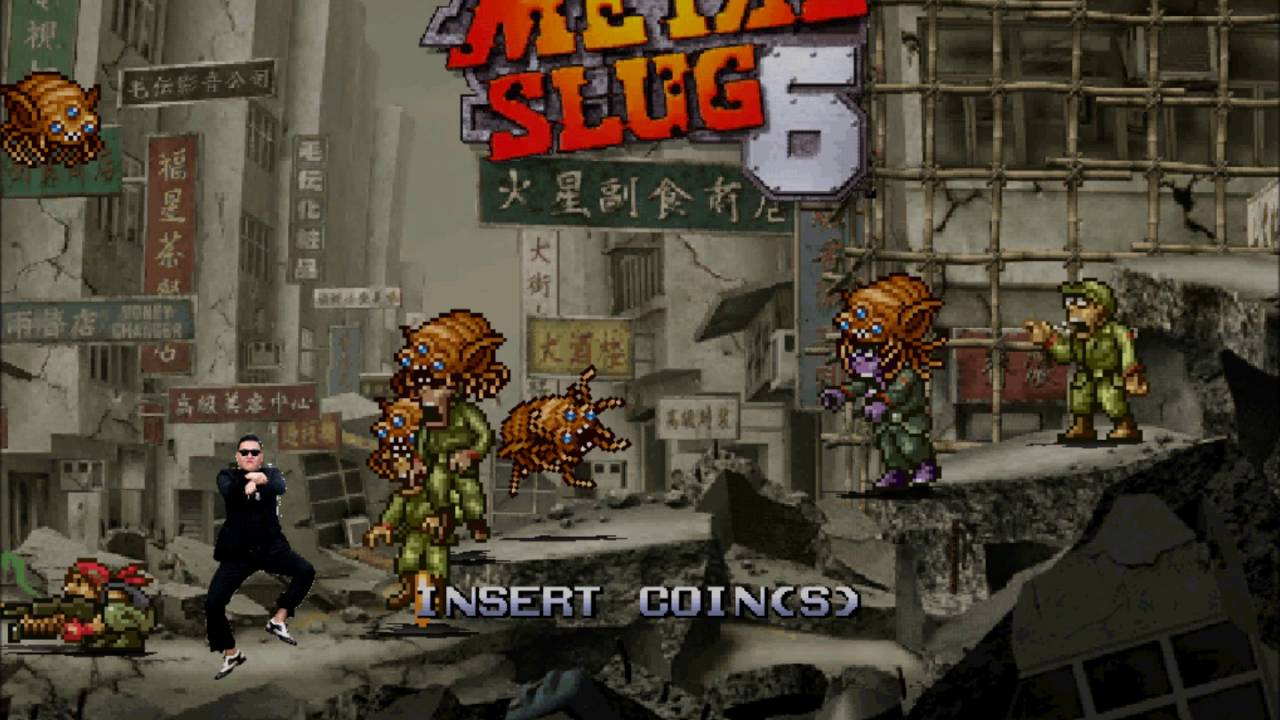 Asian Gentleman "Slick Style" (Metal Slug vs PSY) - YouTube