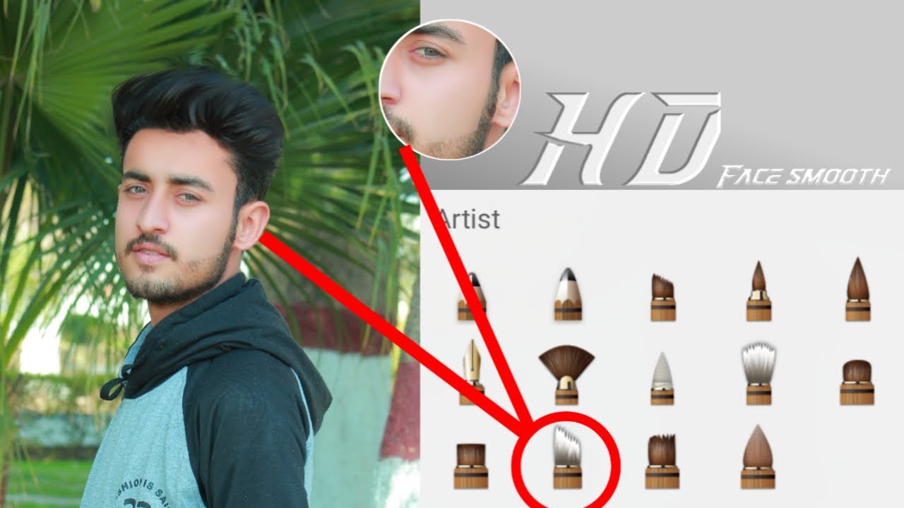 How to face smooth editing | Sketchbook Editing - YouTube