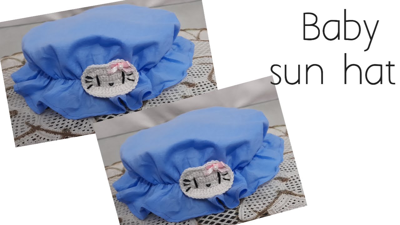 How To Make Sun Hat / Summer Hat Cutting And Stitching - YouTube