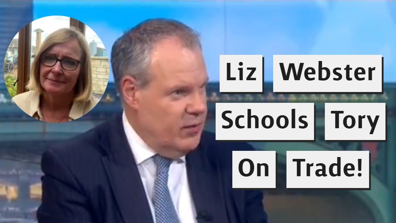 Save British Farming's Liz Webster Schools Tory MP On Trade! - YouTube