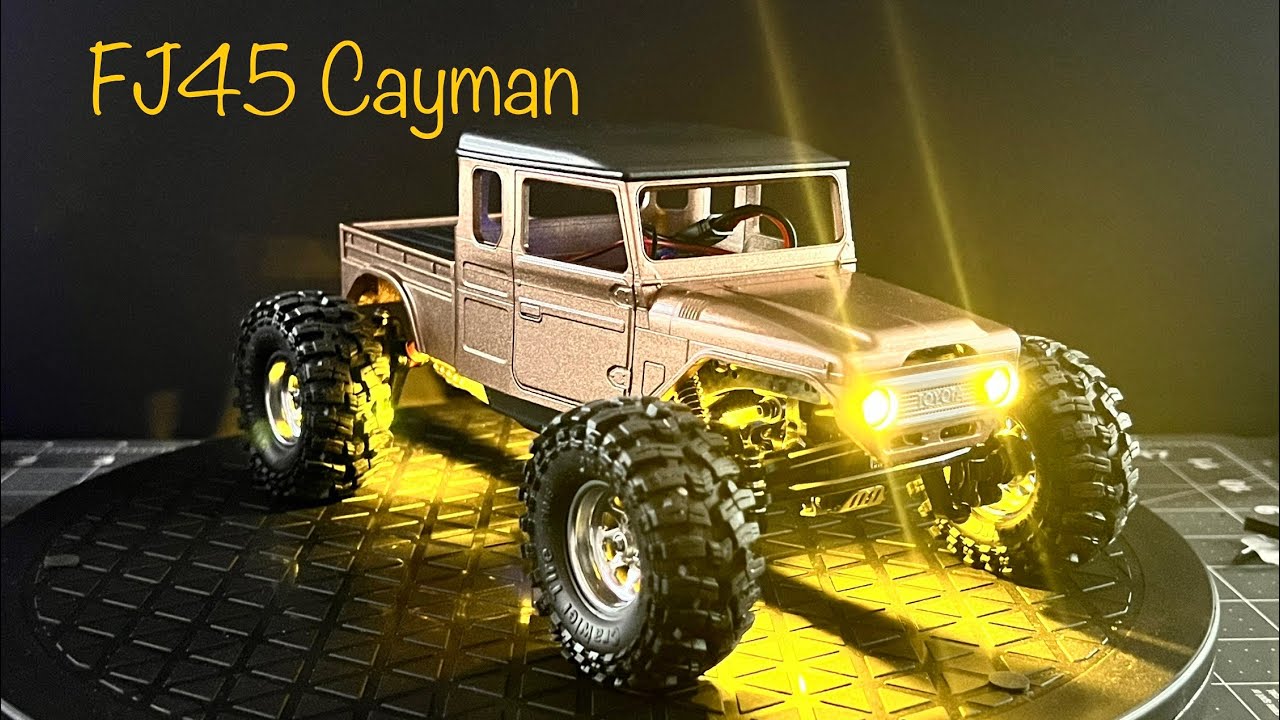 Toyota FJ45 XT (WTmicro) on my 4WS Cayman (Furitek) - YouTube