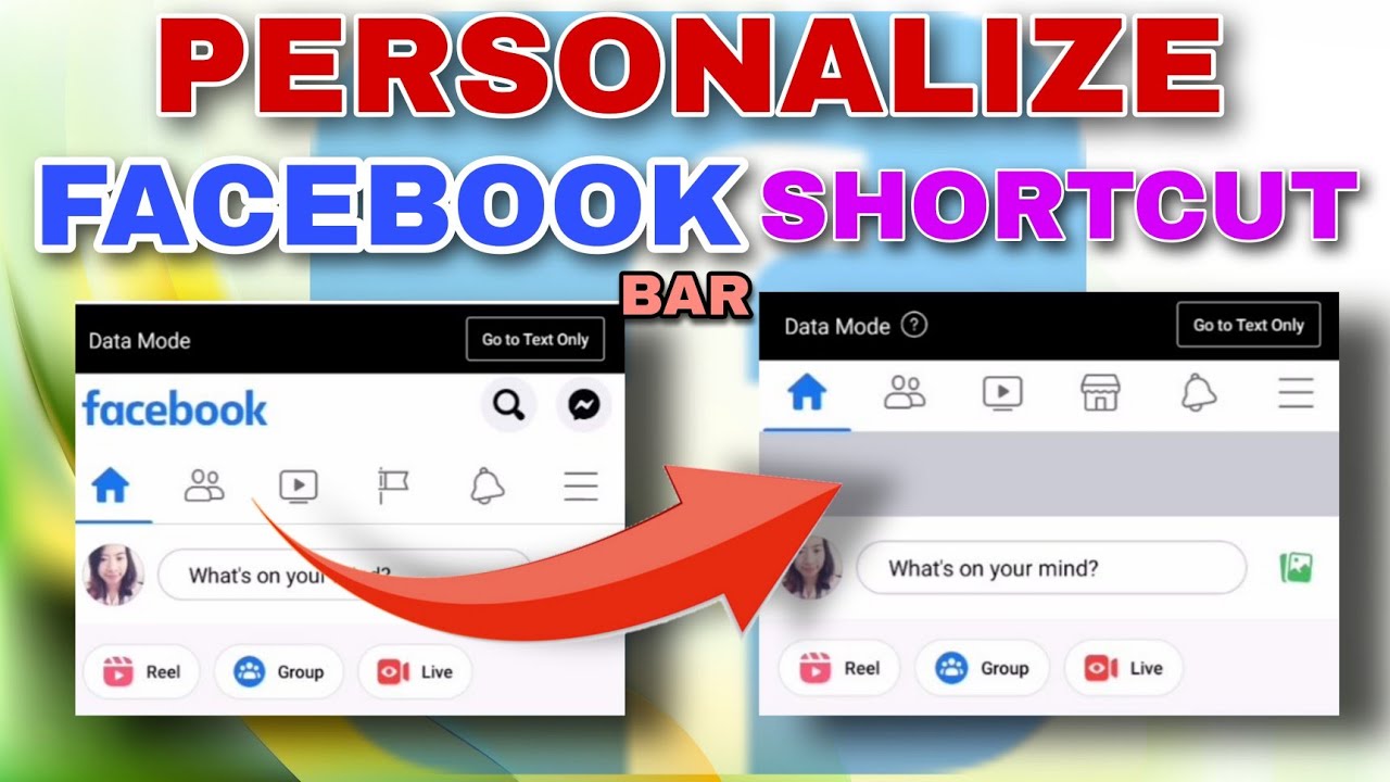 HOW TO CUSTOMIZE FACEBOOK SHORTCUT BAR - YouTube