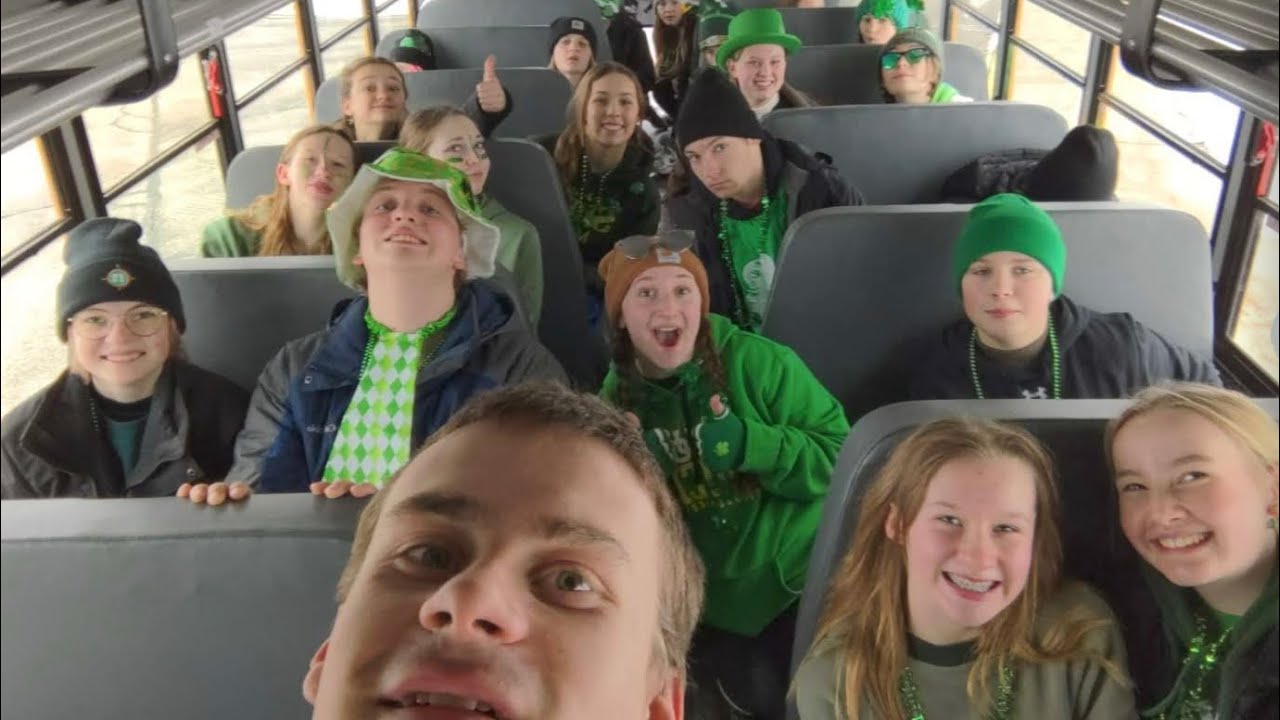 My first high school parade - YouTube