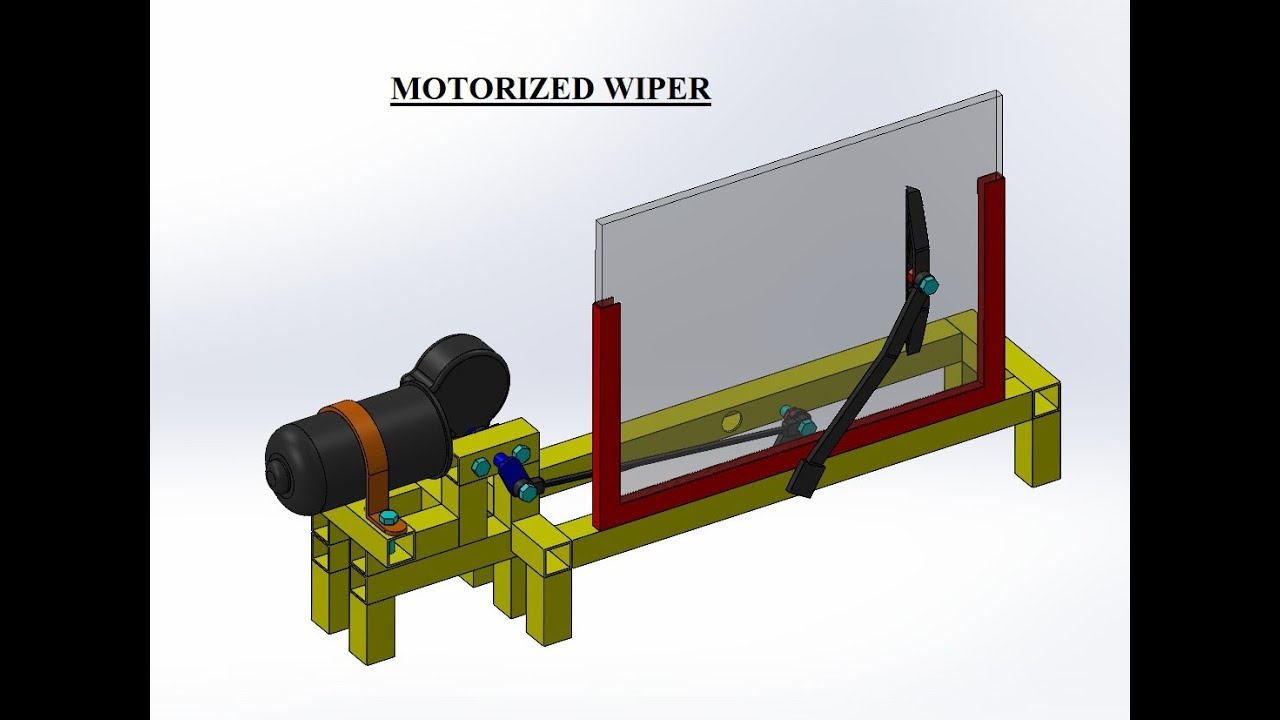 MECHANICAL PROJECT- Motorized Wiper - YouTube