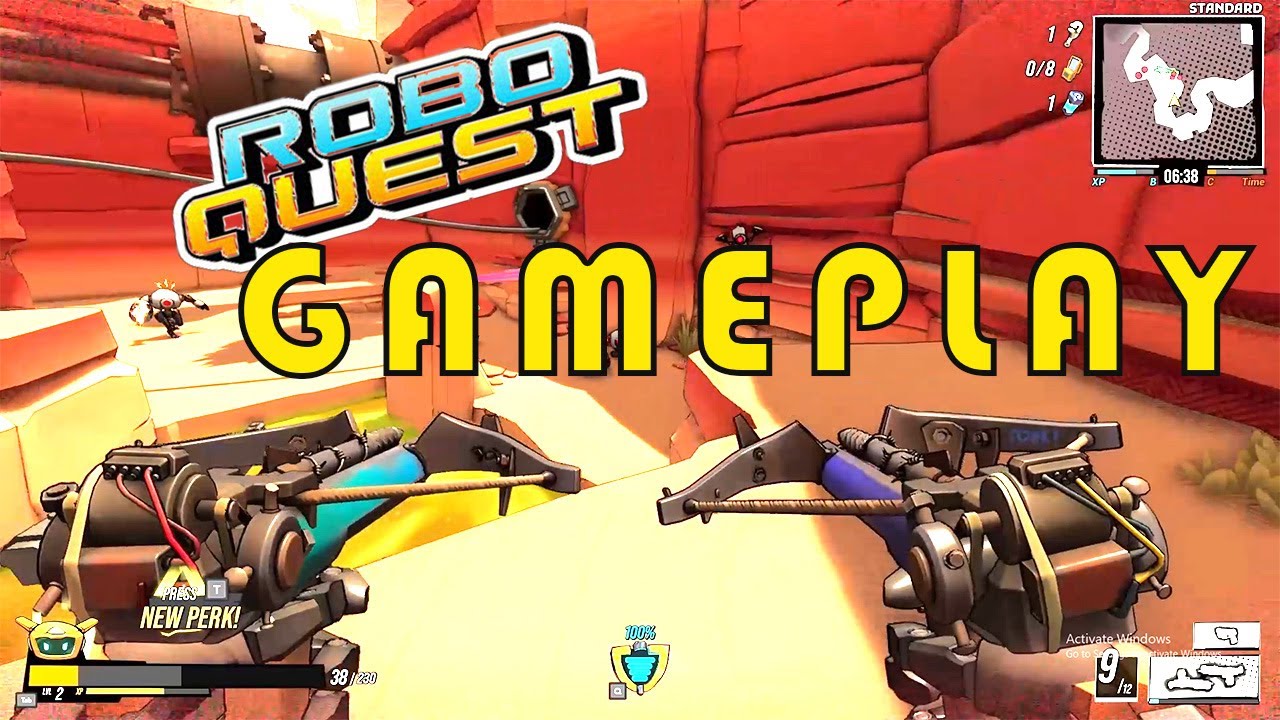 ROBOQUEST GAMEPLAY - 20 MINUTES DEMO - YouTube