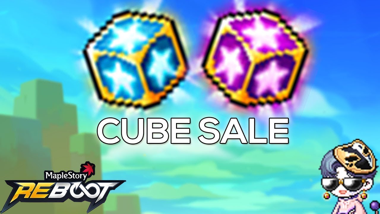 Cubing For At Least 27% Main Stat :) : MapleStory Reboot Cube Sale ...