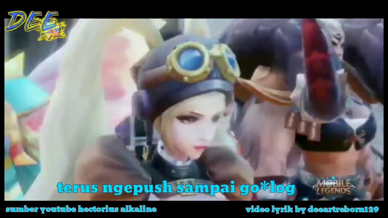 MOBILE LEGEND DANCE || LIRIK LAGU || MOBA ANALOG || #ML #PUSHRANK # ...