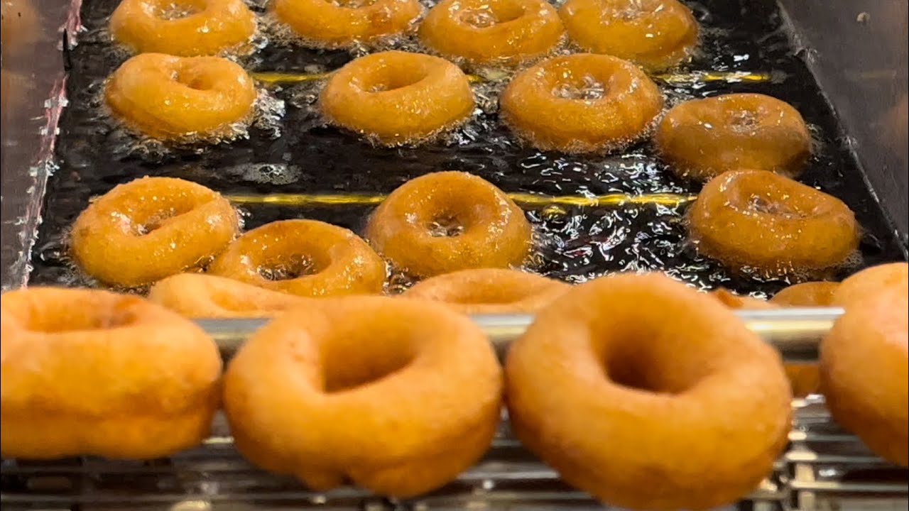 Amazing! Mini Donuts Making - American Food - YouTube