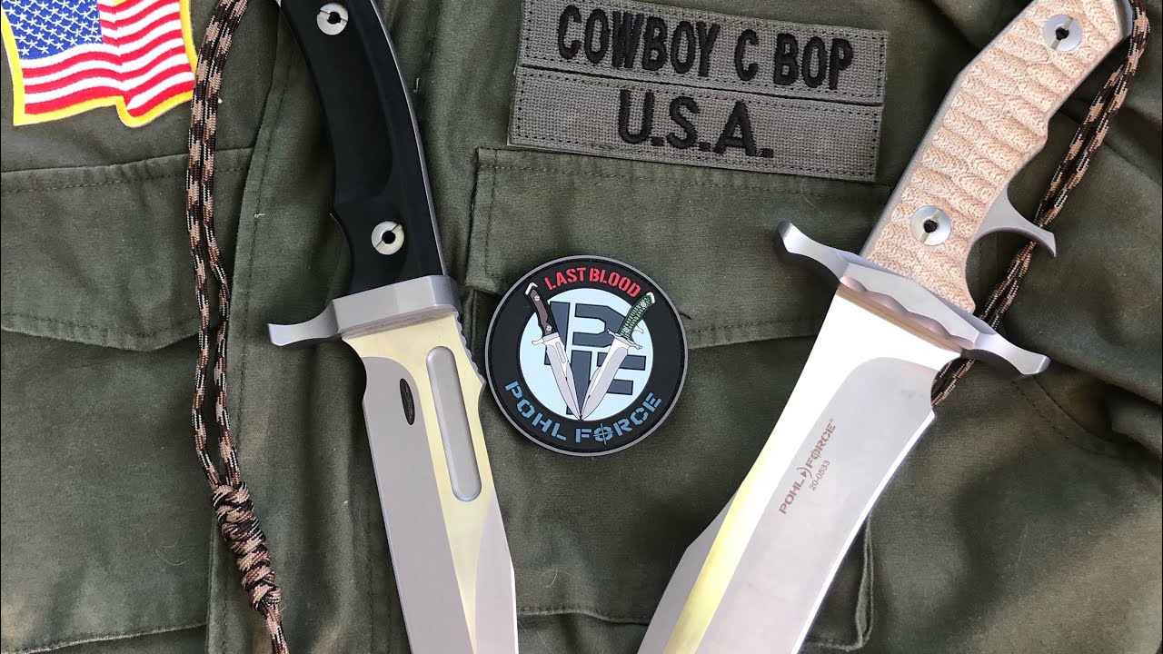 Pohl Force MK8 Movie Knife PLUS Rambo Last Blood Favorite Scene - YouTube