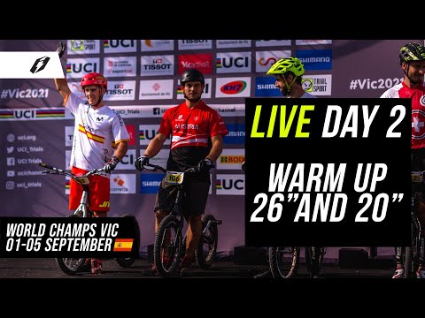 Jitsie - UCI World Championships Vic 2021 - LIVE Warm Up Finals 26” and 20”