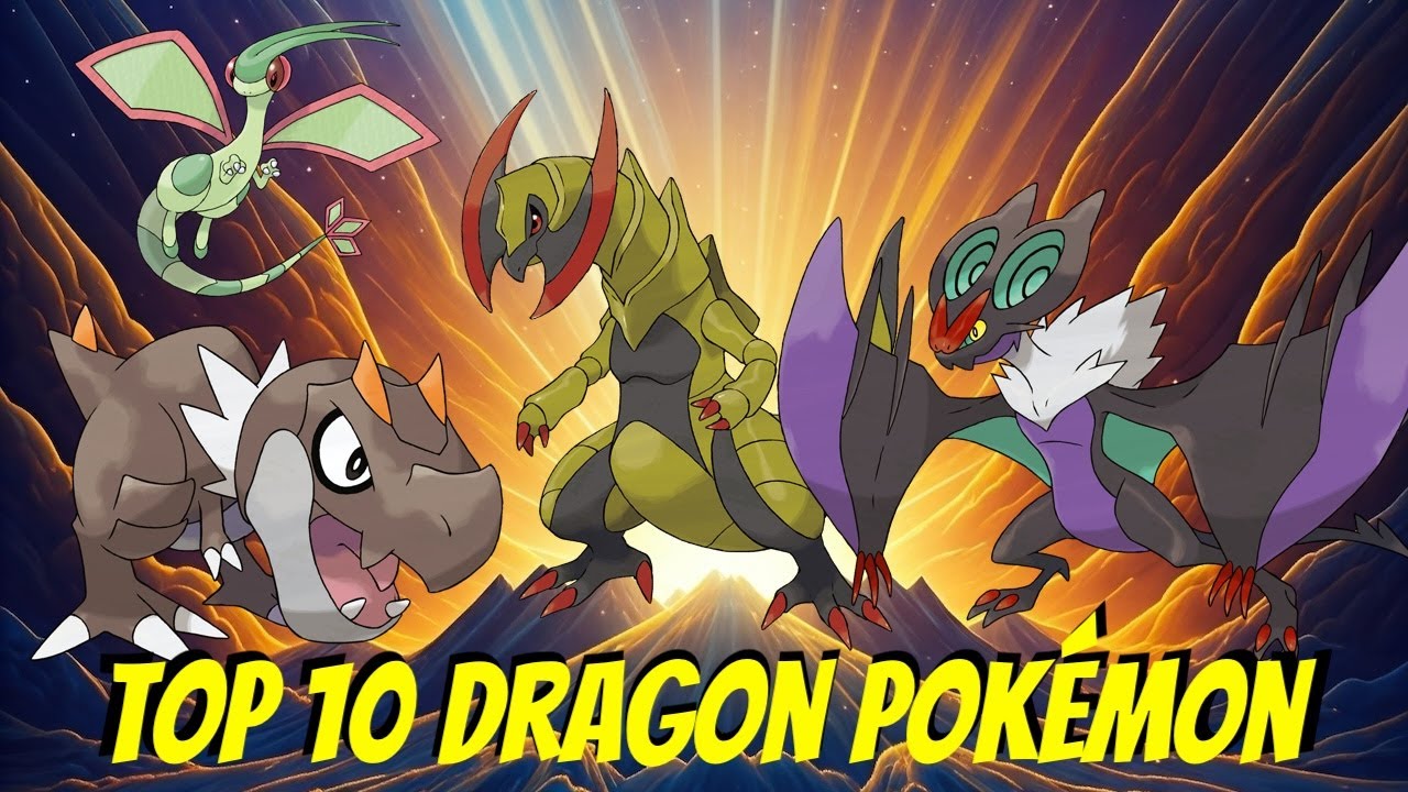 Top 10 Dragon-Type Pokémon You Should Know – With All Their Evolutions ...