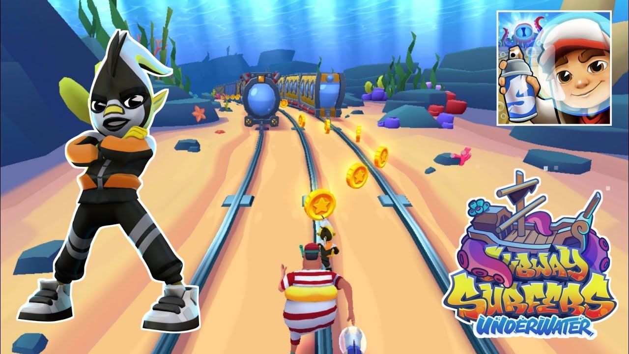 Subway Surfers Gameplay - Subway Surfers Underwater 2024 - Finn ...