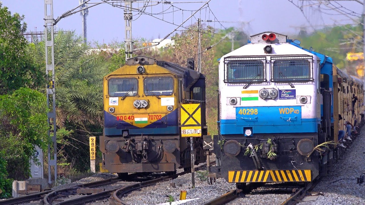 Colourful Dual Cabbed Locomotives of INDIAN RAILWAYS - YouTube
