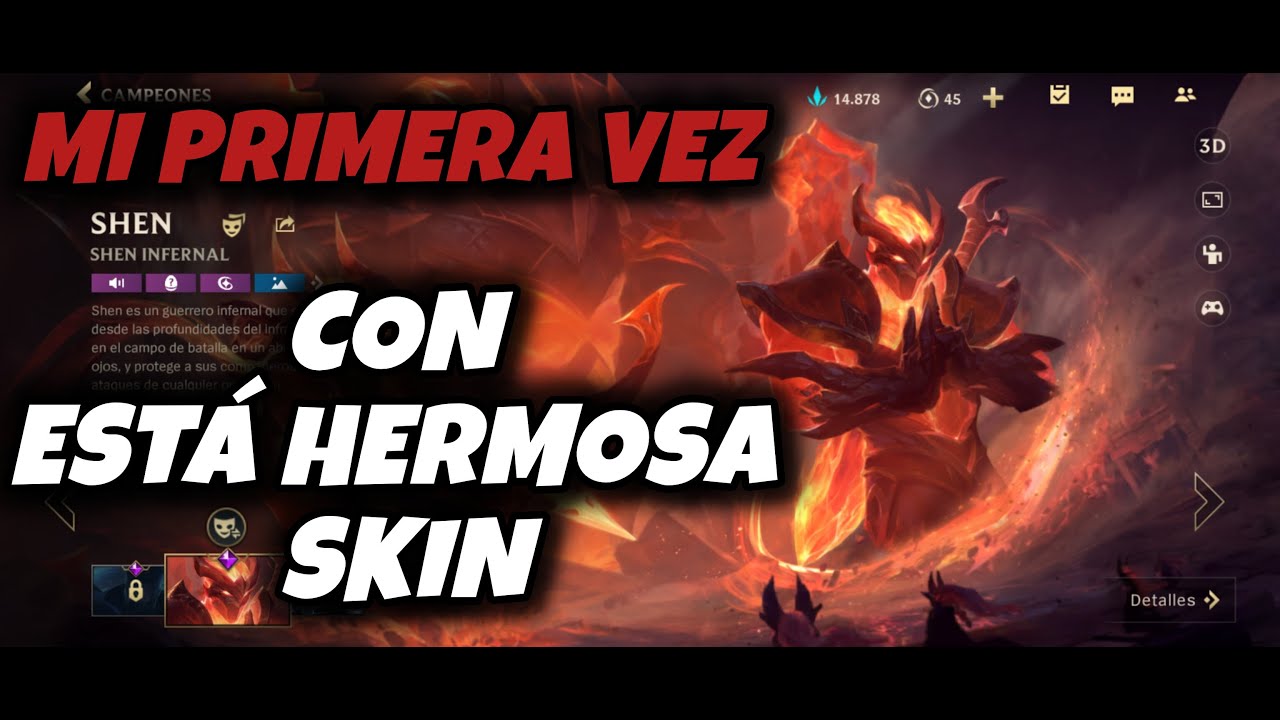NUEVA SKIN DE SHEN | TIENES HERMOSOS EFECTOS - YouTube