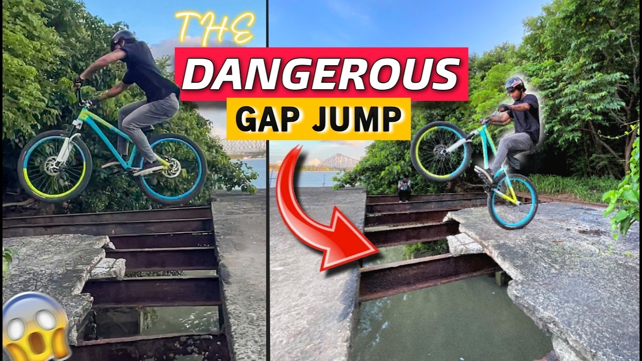 It Was Actually REAL SCARY *extreme gap jump* - YouTube