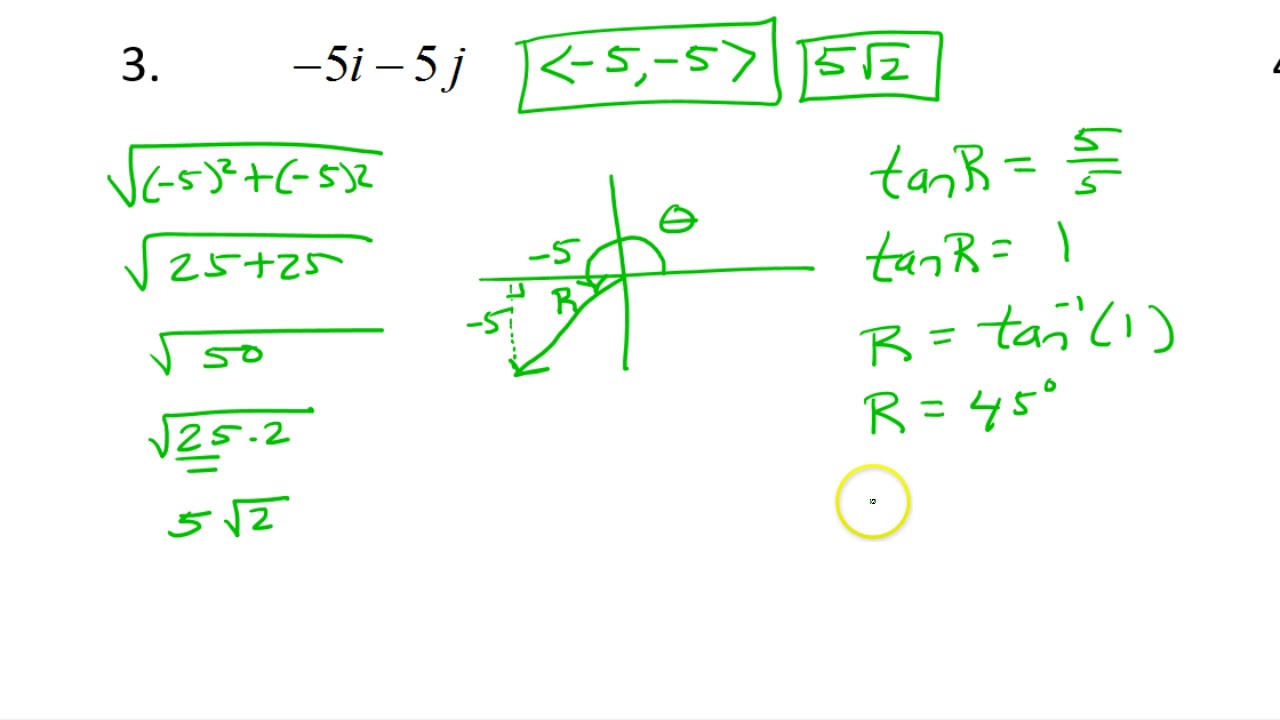 Day 14 HW (1 to 6) Vector Magnitude and Direction - YouTube