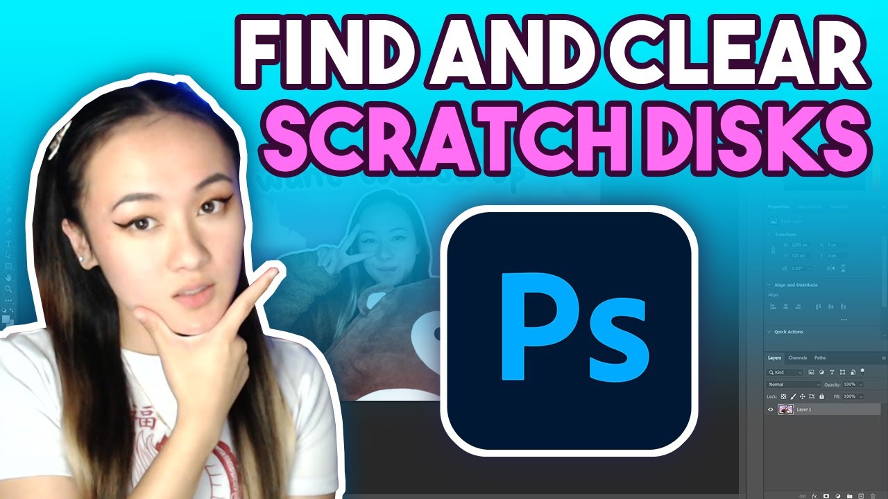 Photoshop Scratch Disks Are Full - Find and Resolve - YouTube