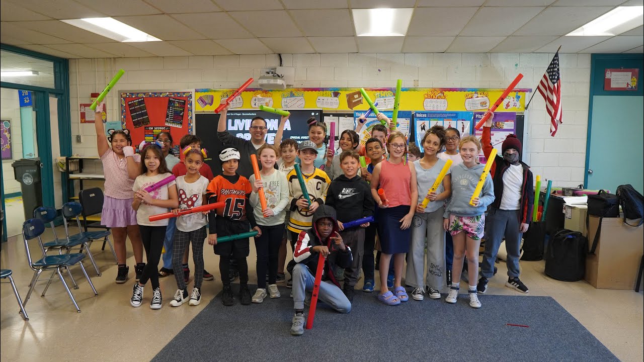 Kane Elementary 4th Graders Rock "Livin' on a Prayer" with Mr. Cicerone ...