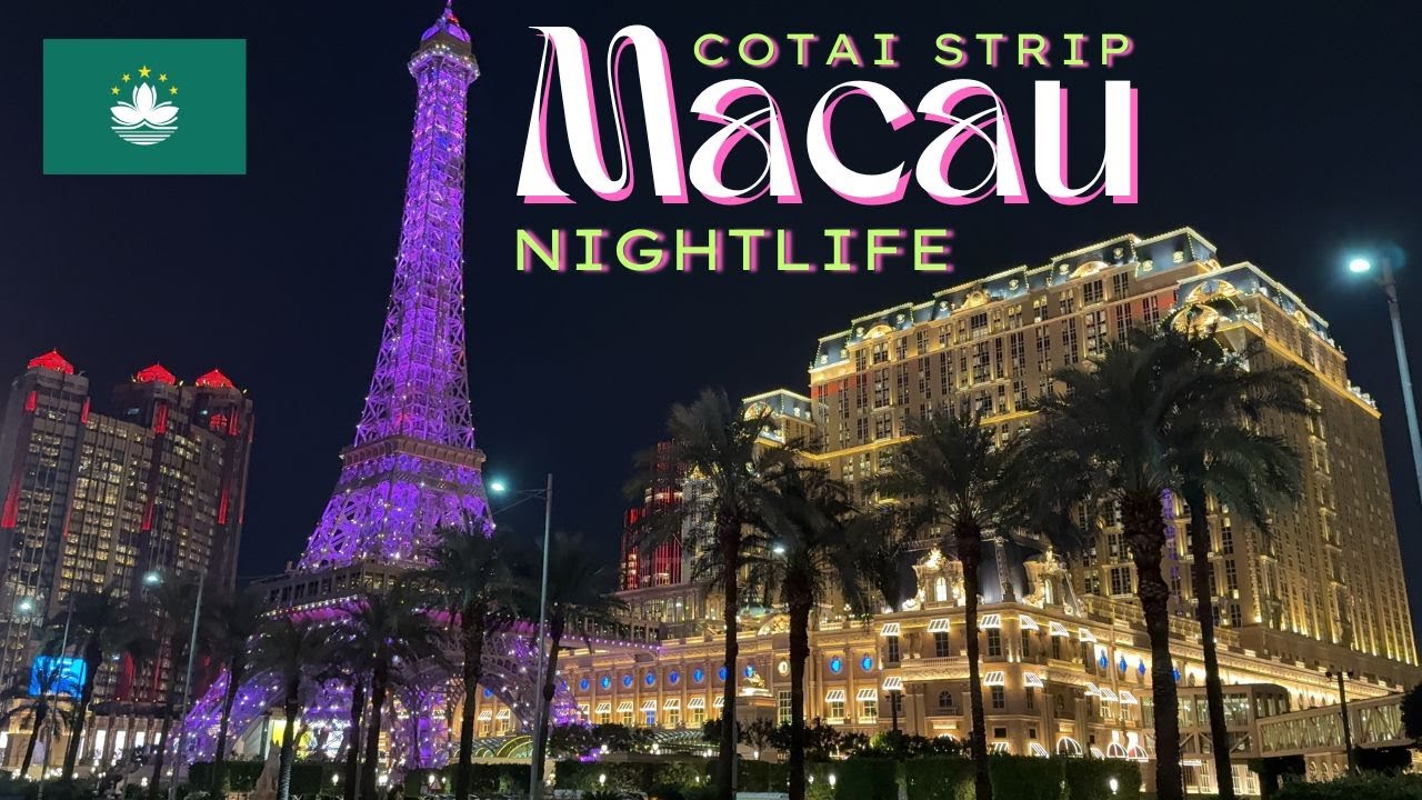 Macau Nightlife | Glittering lights of Macau City's Cotai Strip | The ...