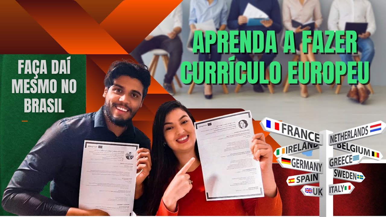 COMO FAZER CURRÍCULO NO FORMATO EUROPEU? 🇪🇺 [PASSO-A-PASSO NA PRÁTICA ...