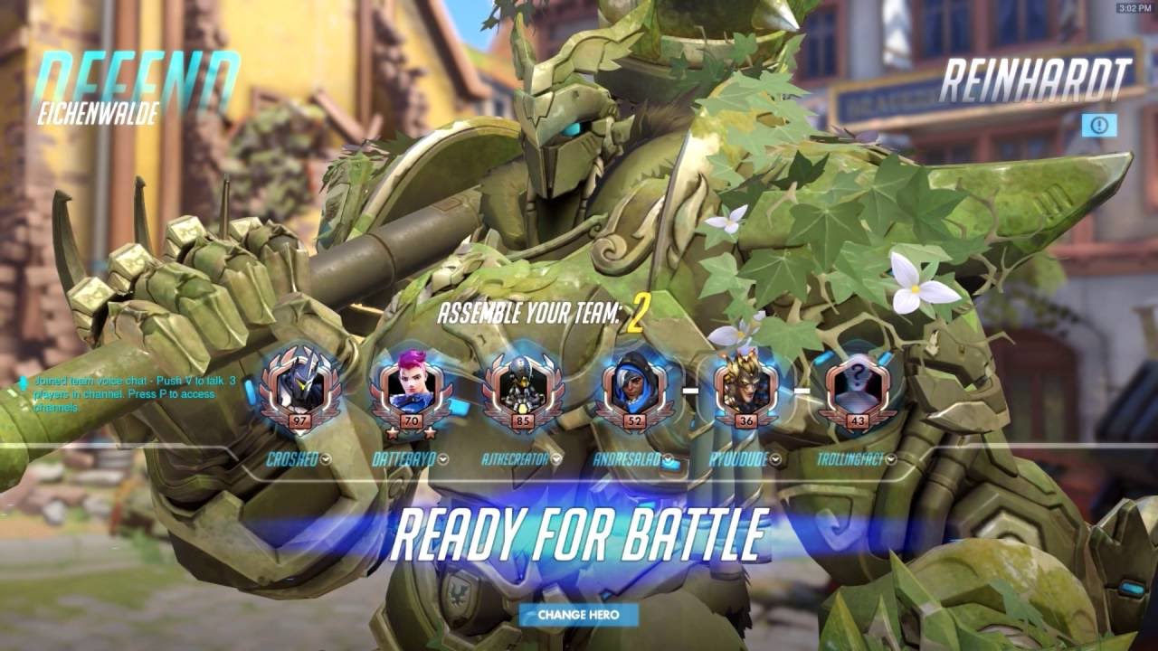 Reinhardt Legendary Skin! Greifhardt Gameplay with Crosheo - YouTube