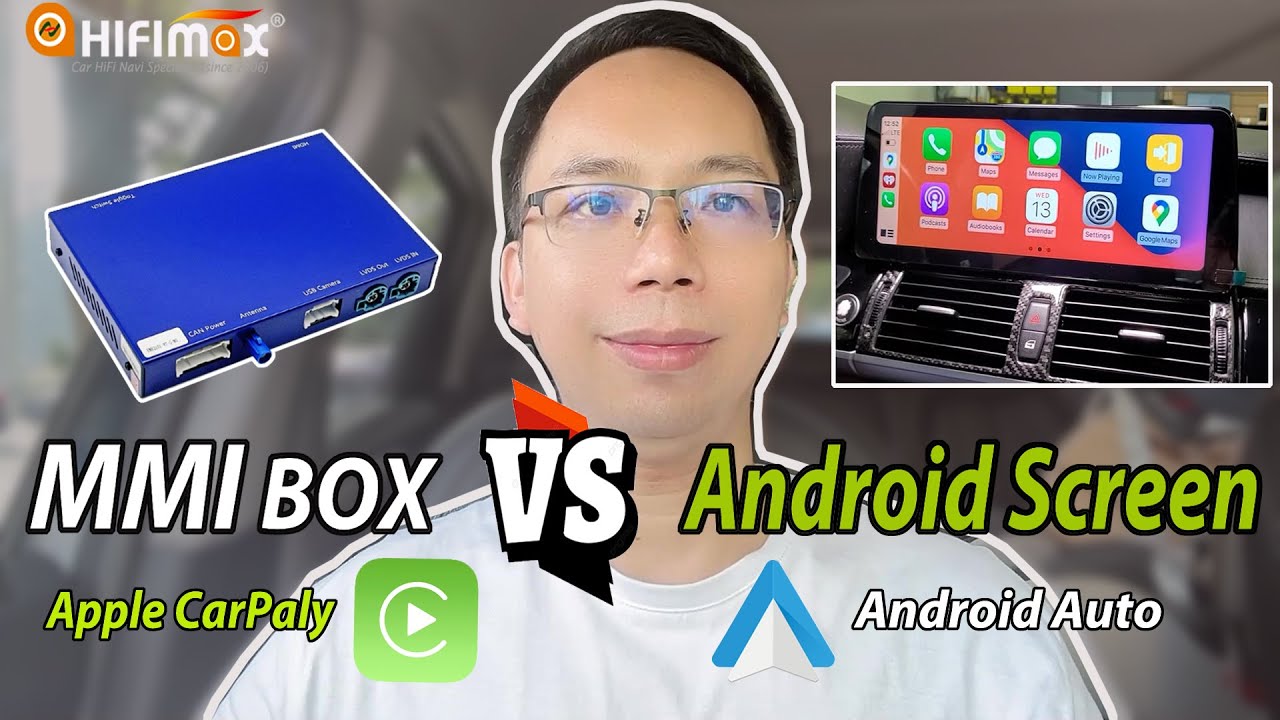 BMW Android Screen VS BMW Apple CarPlay MMI Box Comparison, Wireless ...