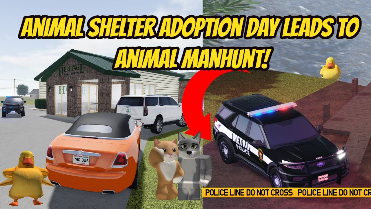 Greenville, Wisc Roblox l Animal Shelter Adoption MANHUNT Update ...