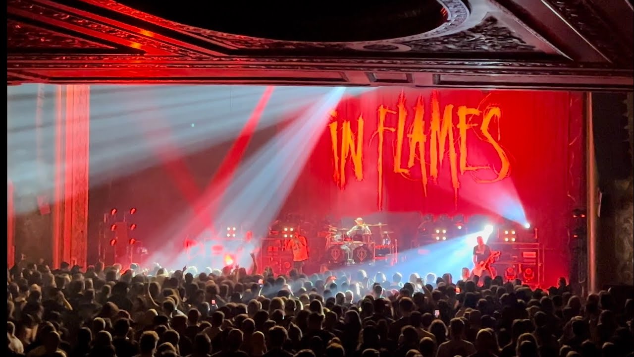 In Flames - I Am Above (LIVE 11-24-2023, Paramount Theater, Seattle, WA ...