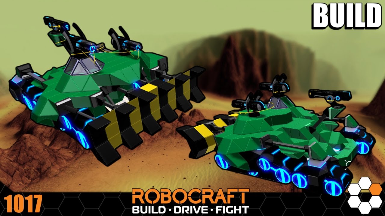 Robocraft Build - Diggerbot - 500 CPU - YouTube