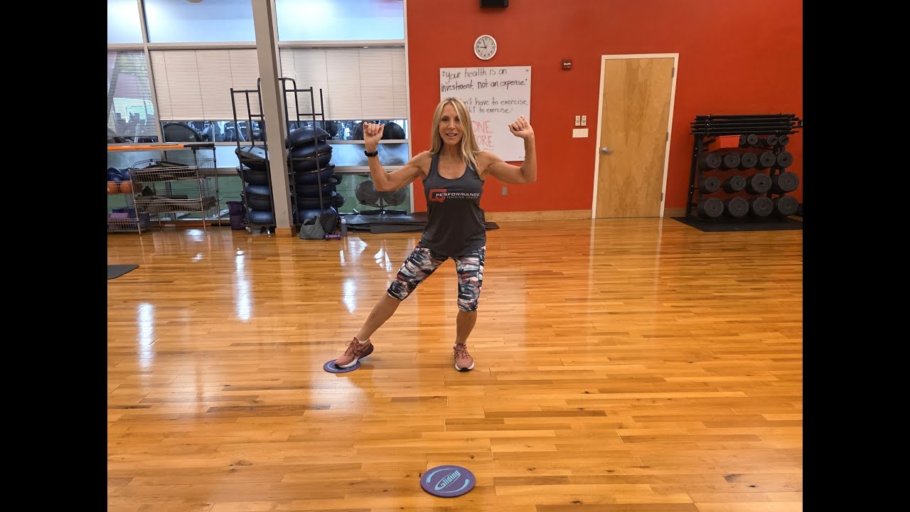 Slider Disc Workout - Legs & Core - YouTube