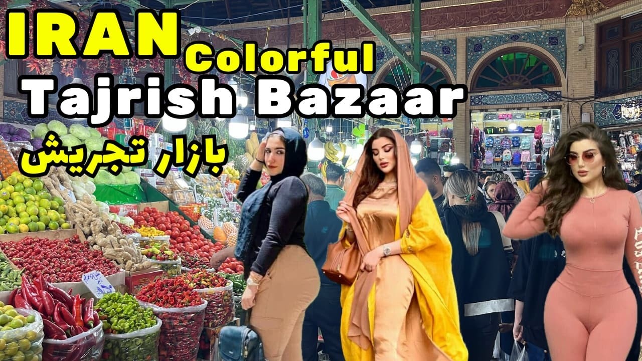 IRAN - Walking In Tehran City Tajrish Square a very famous place in ...