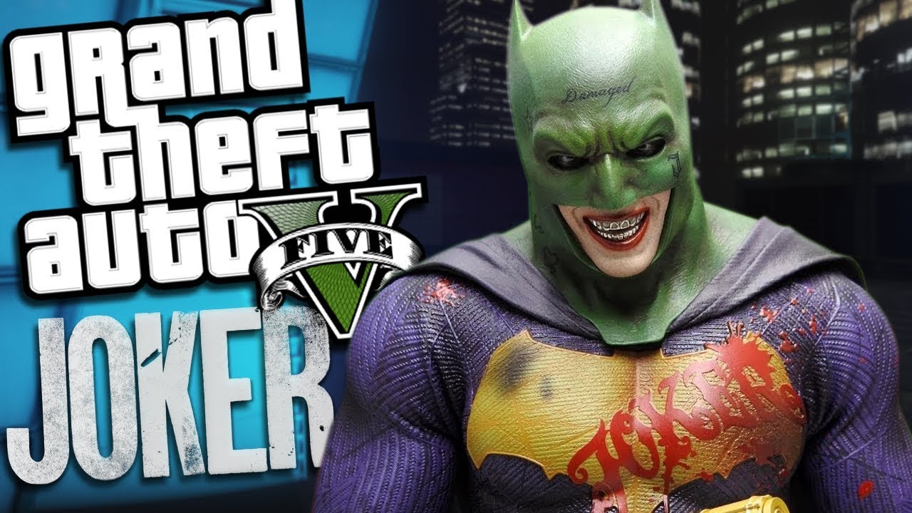 THE JOKER BECOMES BATMAN MOD (GTA 5 PC Mods Gameplay) - YouTube