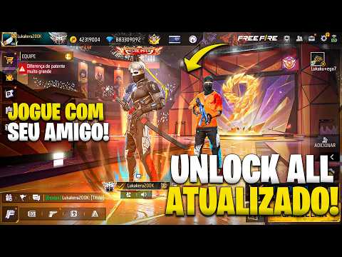 UPDATED! 😱 FREE FIRE UNLOCK ALL WITH EVERYTHING LOW PING UPDATED UNLOCK ALL SENDING GIFTS
