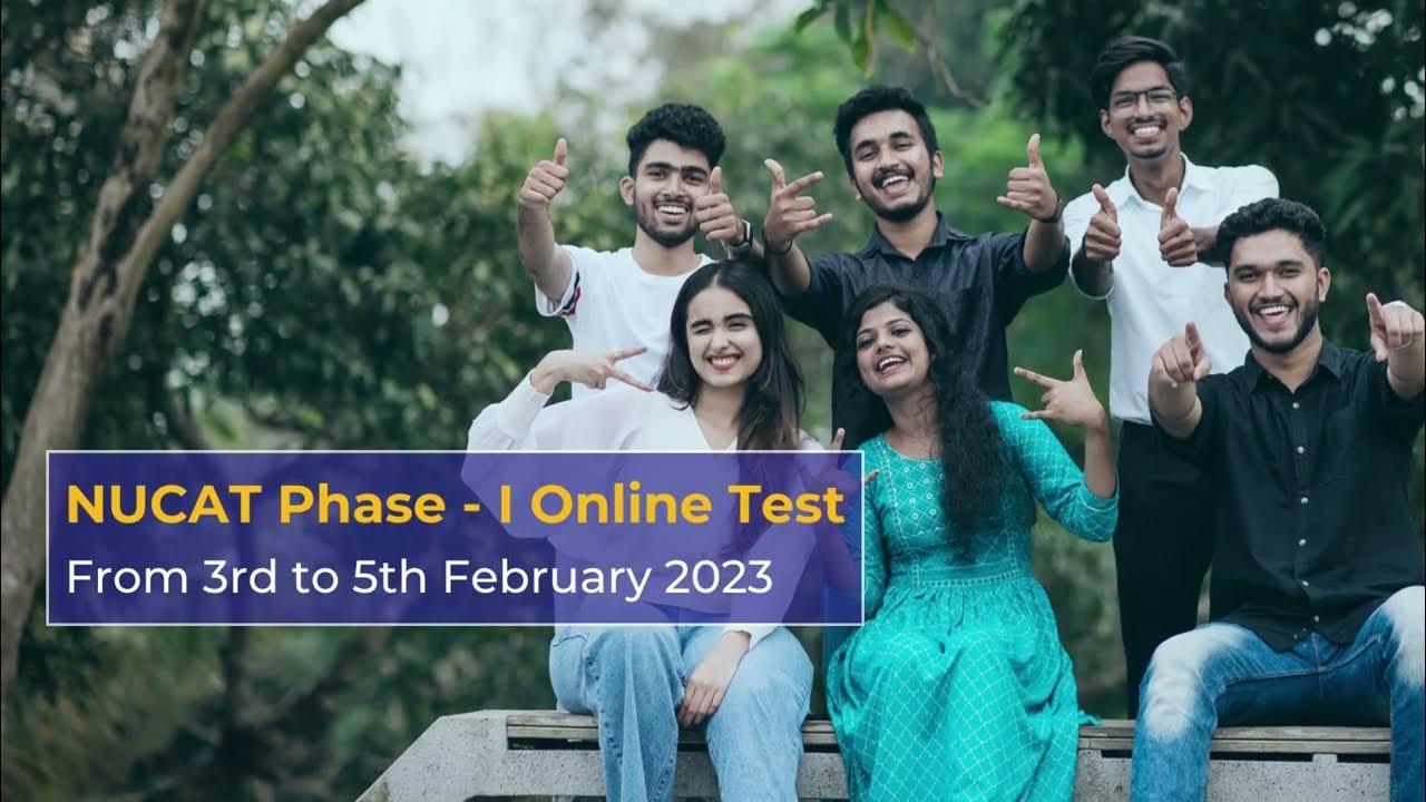 NMAMIT, Nitte, NUCAT 2023 Phase-I - YouTube