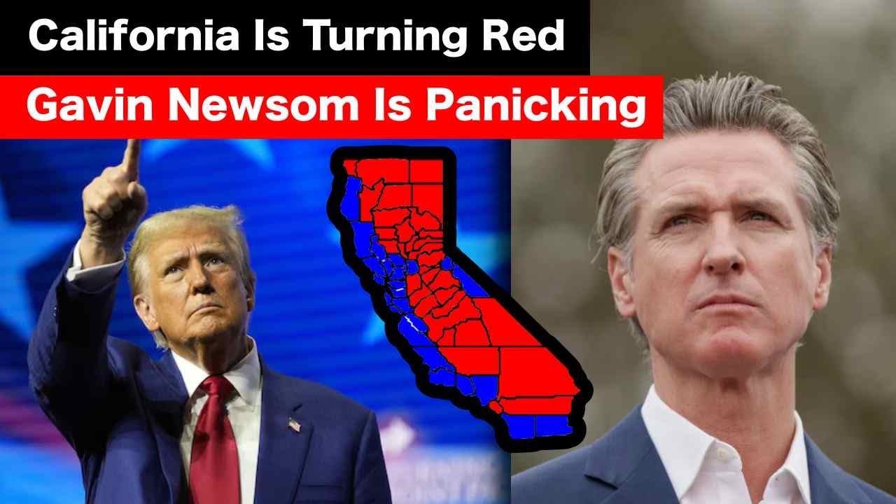 Gavin Newsom Is Panicking After California Begins To Turn RED - YouTube
