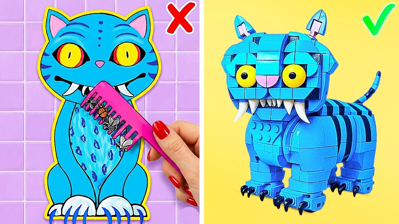 Paper KPop Demon Hunters vs LEGO Derpy *Fun Gamebook & DIY Crafts ...