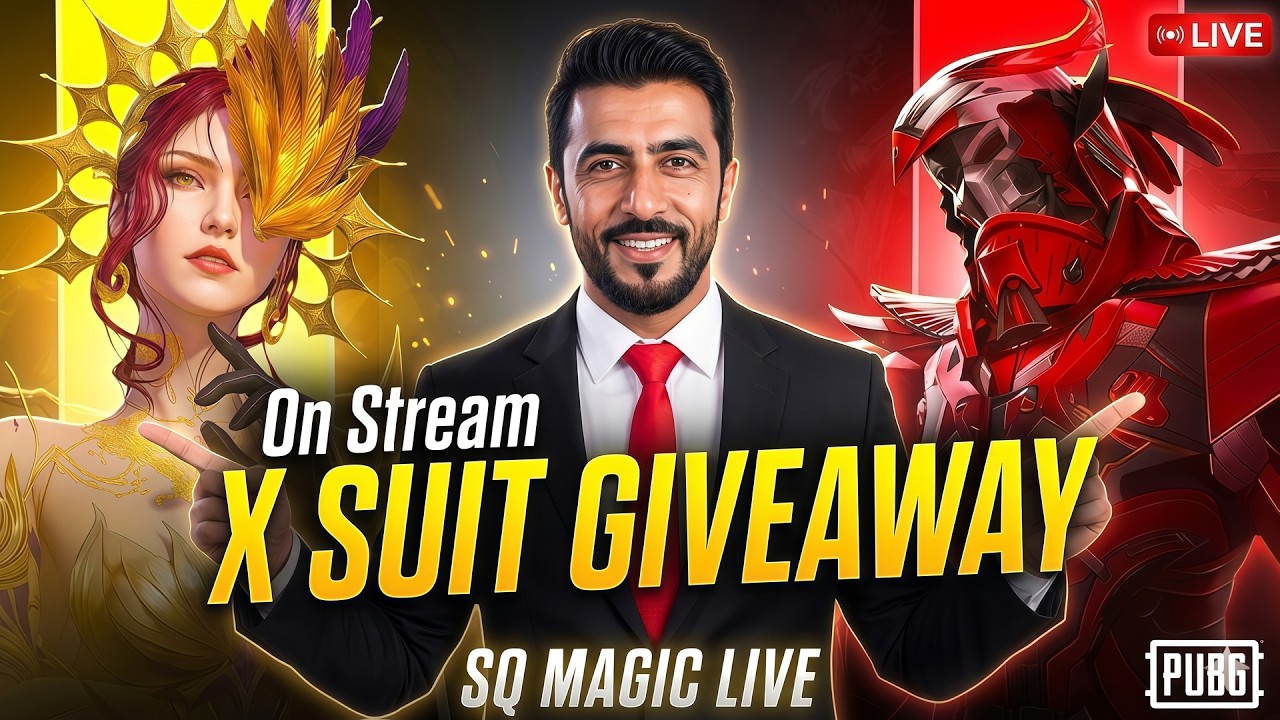 LIVE 💥 Day 2 Exclusive Raven X-Suit Giveaway 👑 Don’t Miss Out! PUBG ...