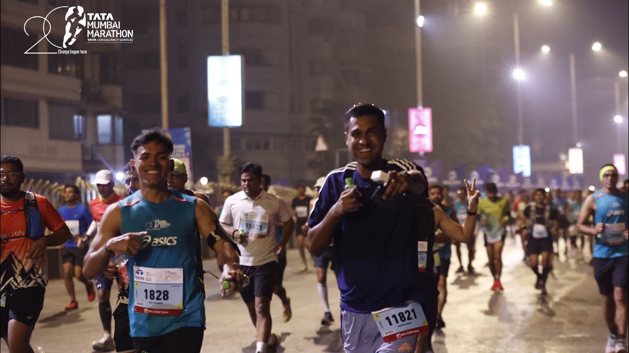 TMM 2025 | Tata Mumbai Marathon 2025 | Full Route Experience & Vibes ...