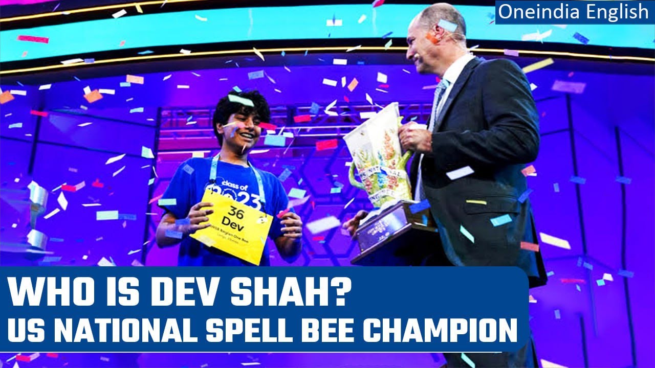 Scripps spelling bee 2023: Indian-American teen, Dev Shah wins the ...