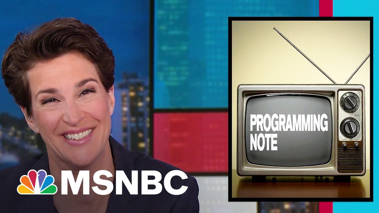 Add MSNBC Prime To Your Recording Schedule - YouTube