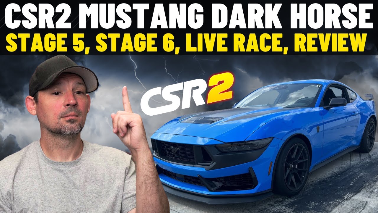 Updated -CSR2 Mustang Dark Horse How To Drive - Review - Live Racing ...